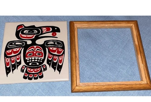 Paul Lewing Tile Trivet Raven 7"x 7" Northwest Coast Indian Inuit | eBay