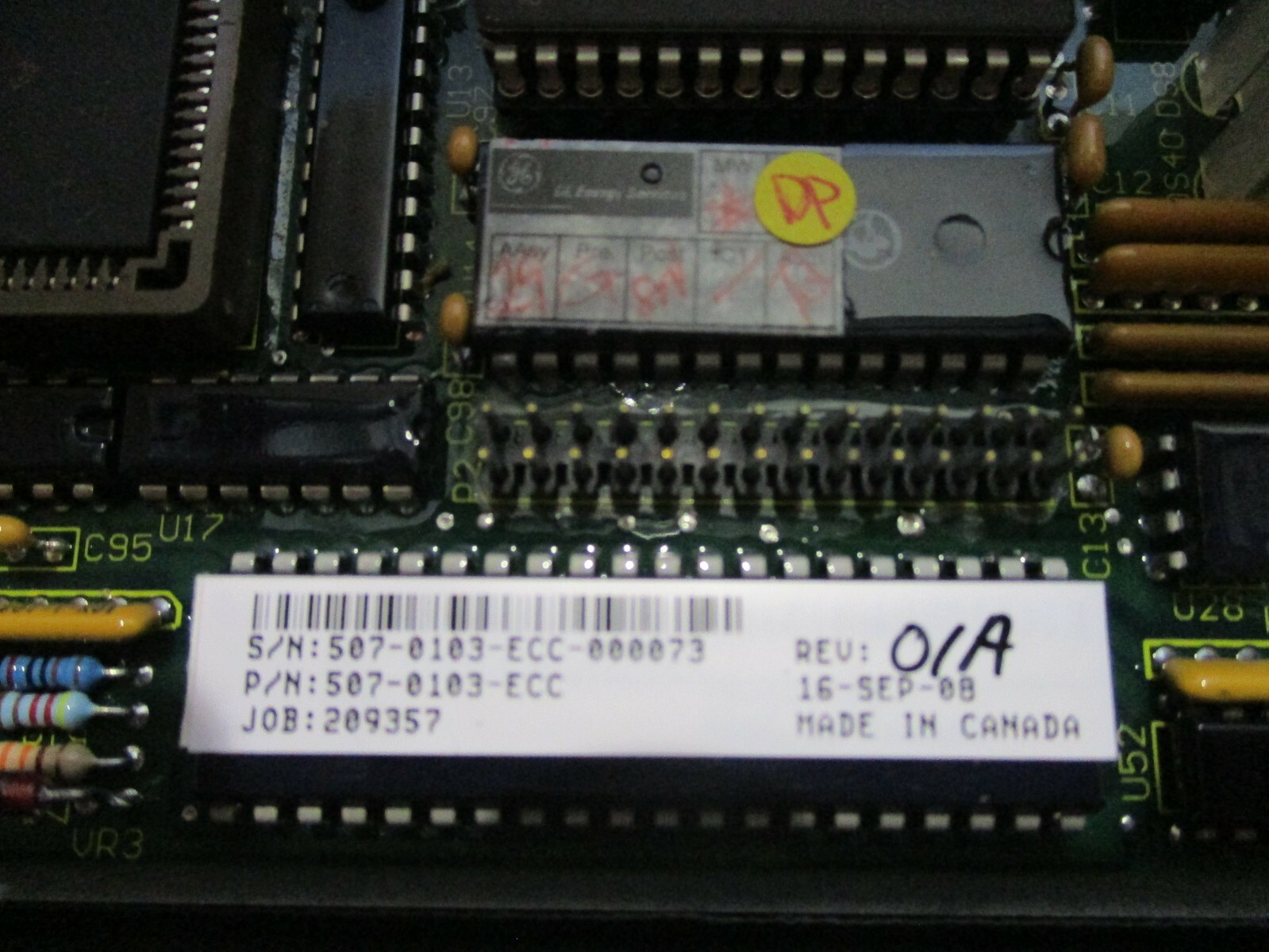 GE ENERGY SERVICES LOGIC PANEL WESDAC D20 SHV2 P/N GE 507-0103-ECC | eBay