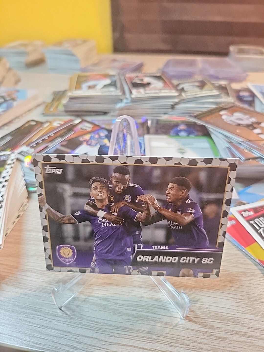 2023 Topps MLS Soccer Ball Tile Parallel ORLANDO CITY | eBay