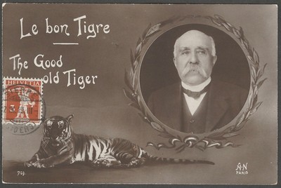 Georges CLEMENCEAU ‘The Good Old Tiger’ French 1919 Postcard FRANCE WWI ...
