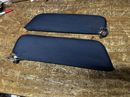 73-77 A-BODY MONTE CARLO CUTLASS MALIBU EL CAMINO REGAL BLUE SUN VISORS ...