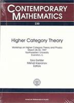Contemporary Mathematics Ser.: Higher Category Theory by Mikhail ...