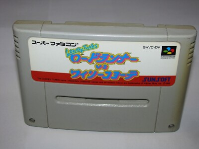 Looney Tunes Road Runner vs Wile E Coyote Super Famicom Japan import US ...