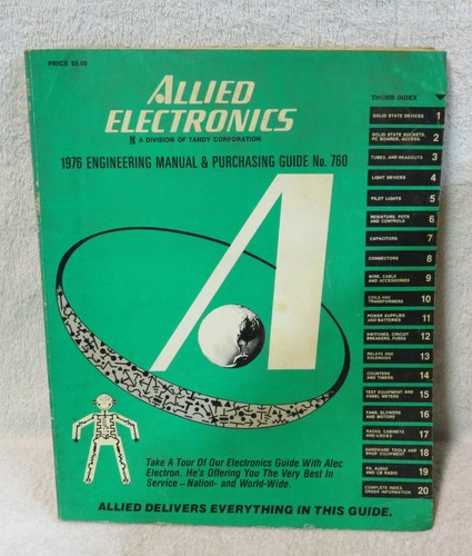1976 - Allied Electronics - Engineering Manual & Purchasing Guide No. 760 - FUN! | eBay