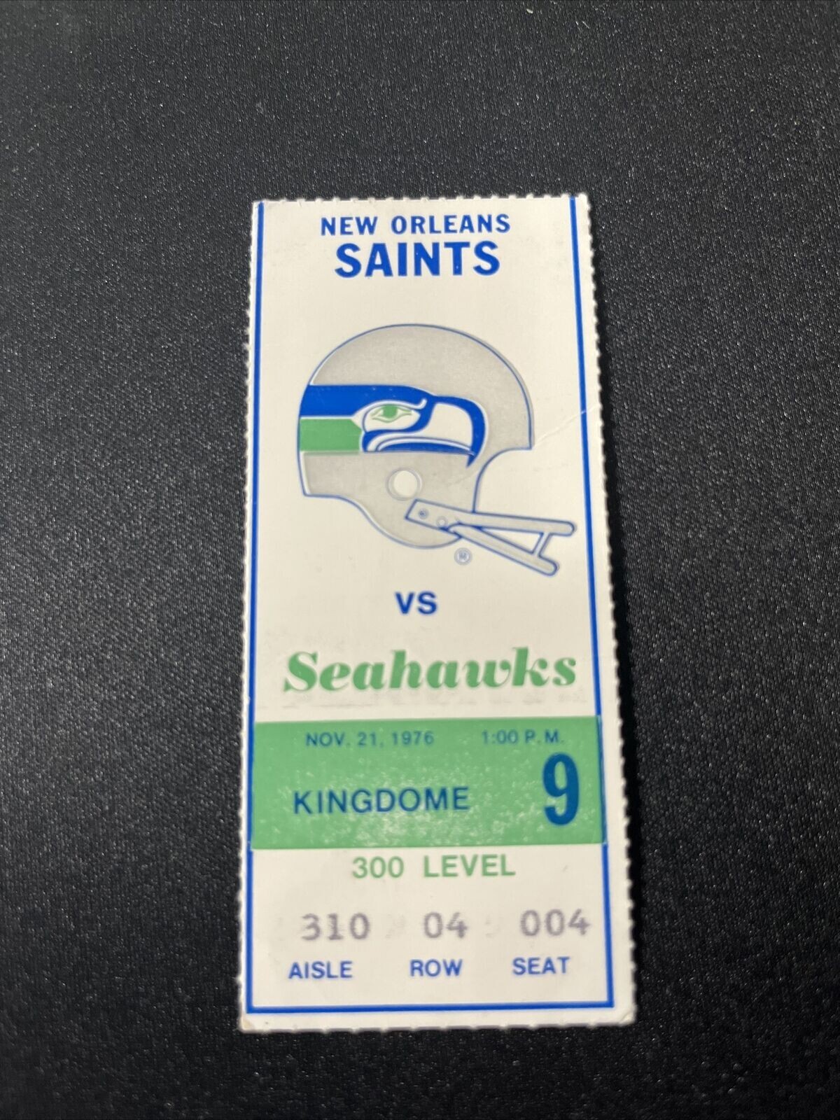 1976 INAUGURAL SEASON SEATTLE SEAHAWKS TICKET STUB - PICK ONE BEARS ...