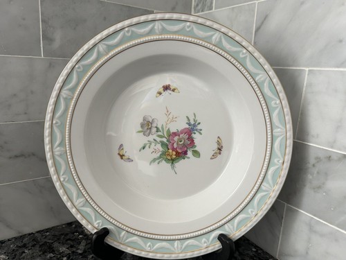 KPM BERLIN PORCELAIN KURLAND PATTERN DECOR 41 LARGE RIMMED SOUP BOWL ...