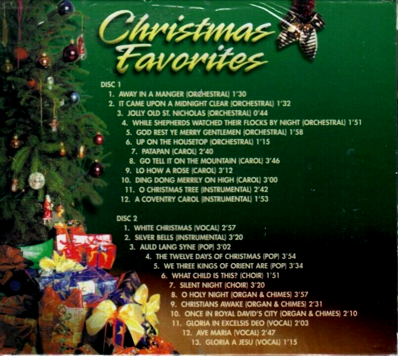 Christmas Favorites by the Starlite Orchestra (2xCD, 1999 Madacy Ent ...