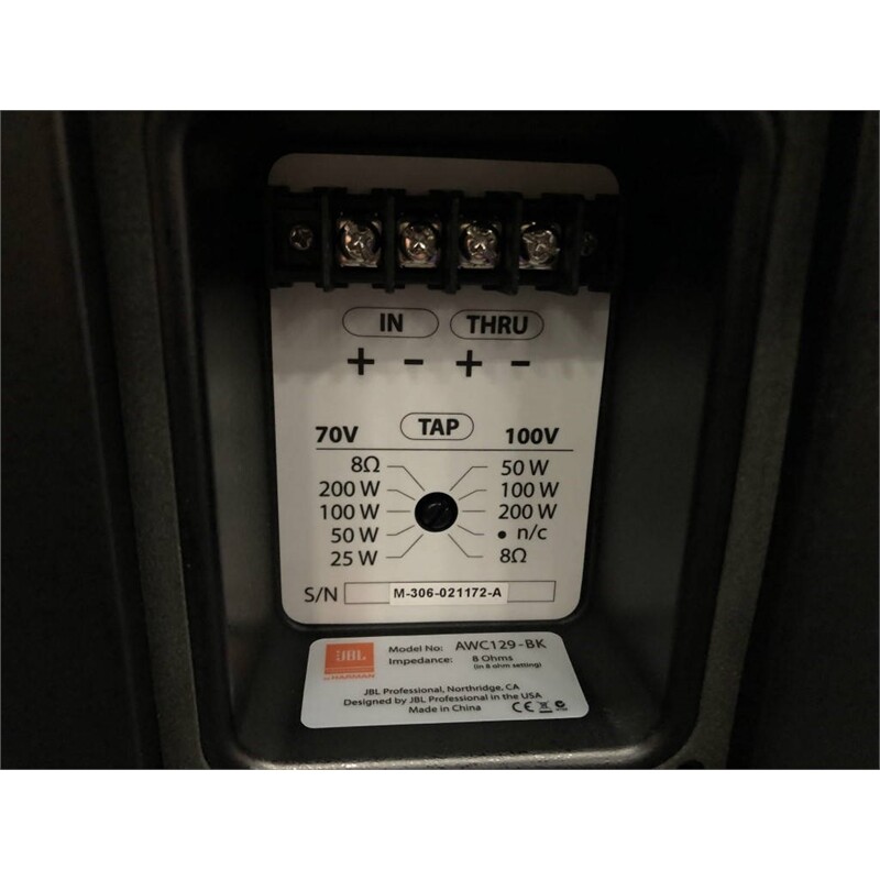 JBL Professional All-Weather 12" 400W Passive Coaxial Loudspeaker ...