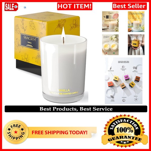 Classic One Wick Vanilla Candle | Eco-Friendly Soy Wax | Durable 35 ...