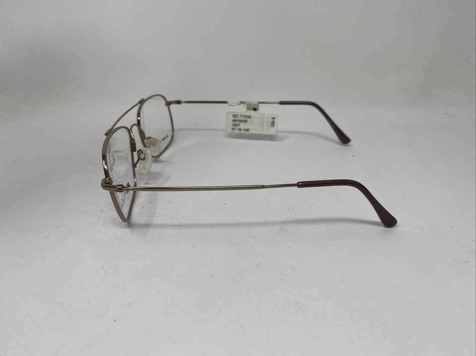 TI FLEX 1039 714 GEP GOLD 57/18/145 FLEX TITANIUM EYEGLASSES FRAME PD11 ...