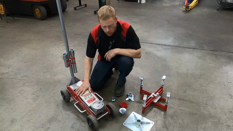 4-point Jack Adapter for Floor or Transmission Jack to lift axle ...