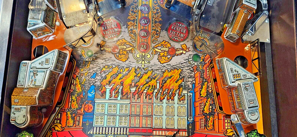 FIRE! Pinball Machine - Williams 1987 - 3527 | eBay