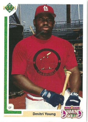 DIMITRI YOUNG CARDINALS NL BEST HITTER #7F - UPPER DECK FINAL ED NM-MT ...
