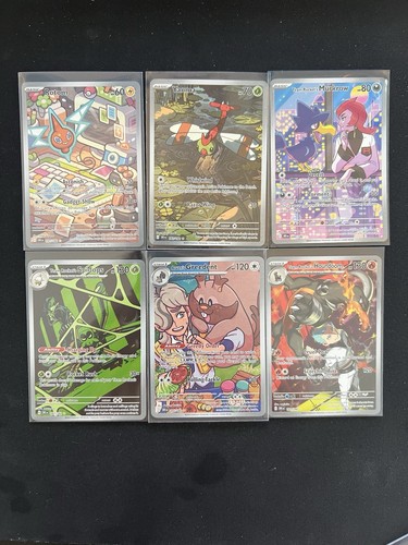 Destined Rivals Lot Of 6 Illustration Rare Cards #: 185, 187, 191, 197 ...