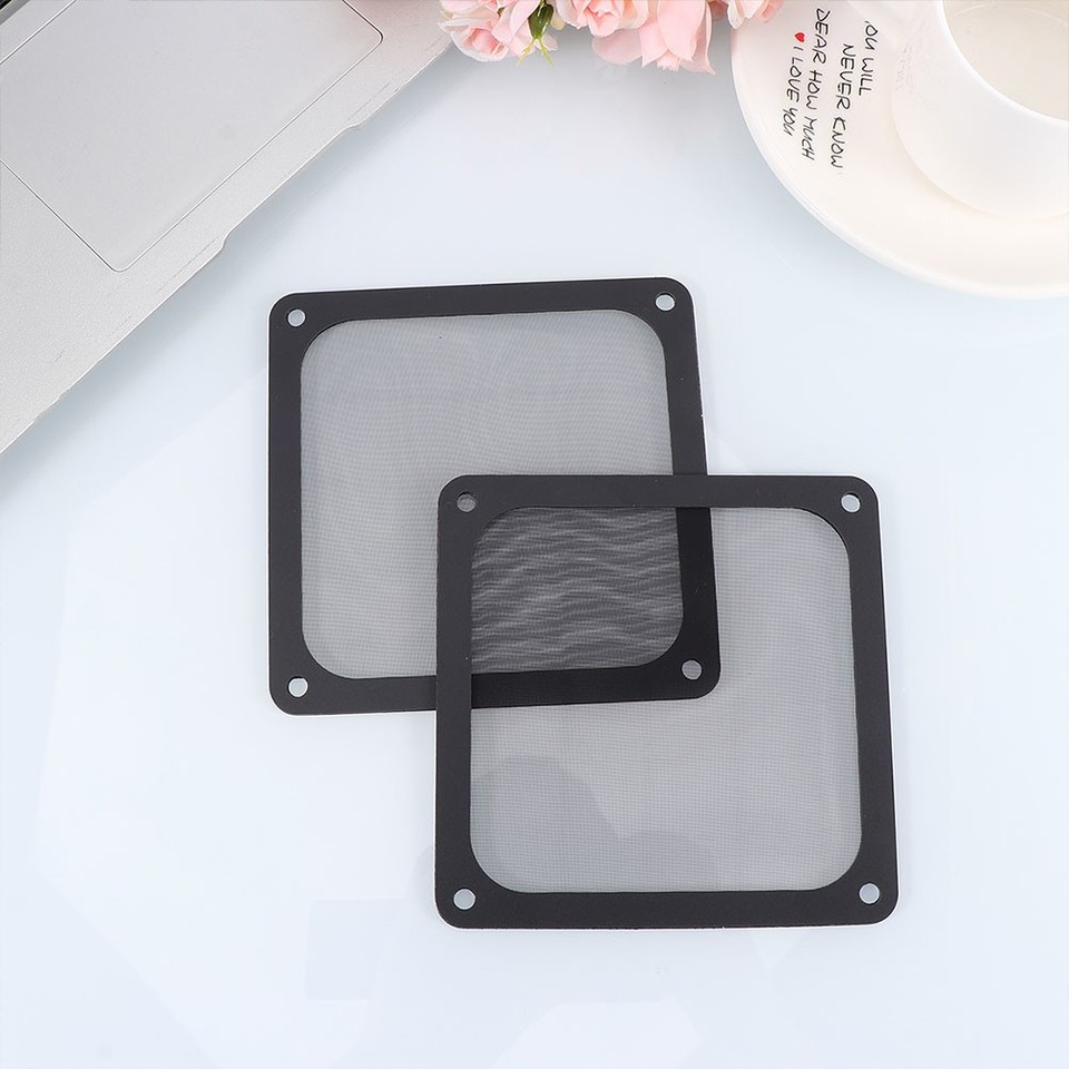 2 PCS Dust Screen for Computer Case Magnetic Dustproof Fan Cover Mesh ...