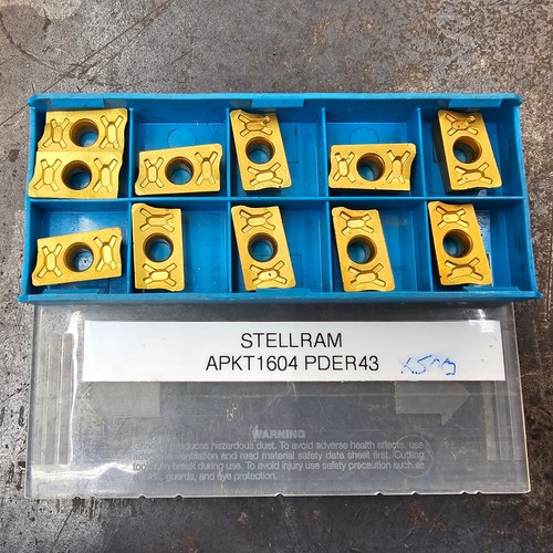 Qty 11 ATI Stellram APKT1604PDER43 APKT 1604 PDER43 X500 Grade Carbide ...
