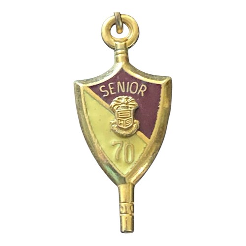 1970 High School Senior Pendant Charm Star Eng Houston Texas Labor ...