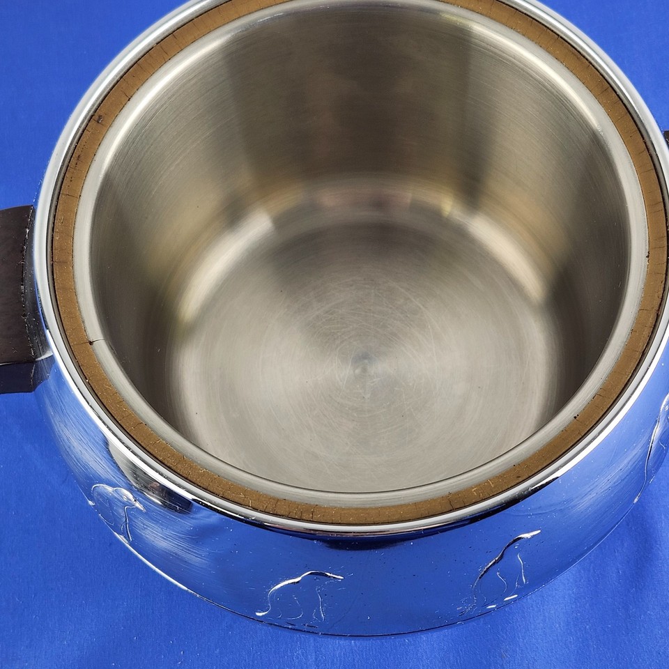 Vintage Penguin Ice Bucket Hot and Cold Server West Bend Mid Century ...