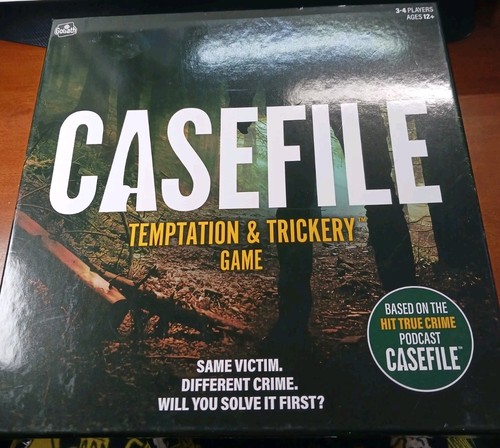 Casefile Temptation and Trickery Game Goliath True Crime NEW Open Box ...
