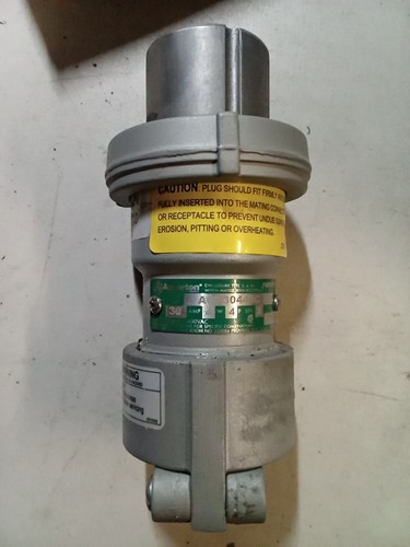 Appleton ACP3044BC Powertite Plug 30A 4W 4P 250VDC 600VAC STY 1 | eBay