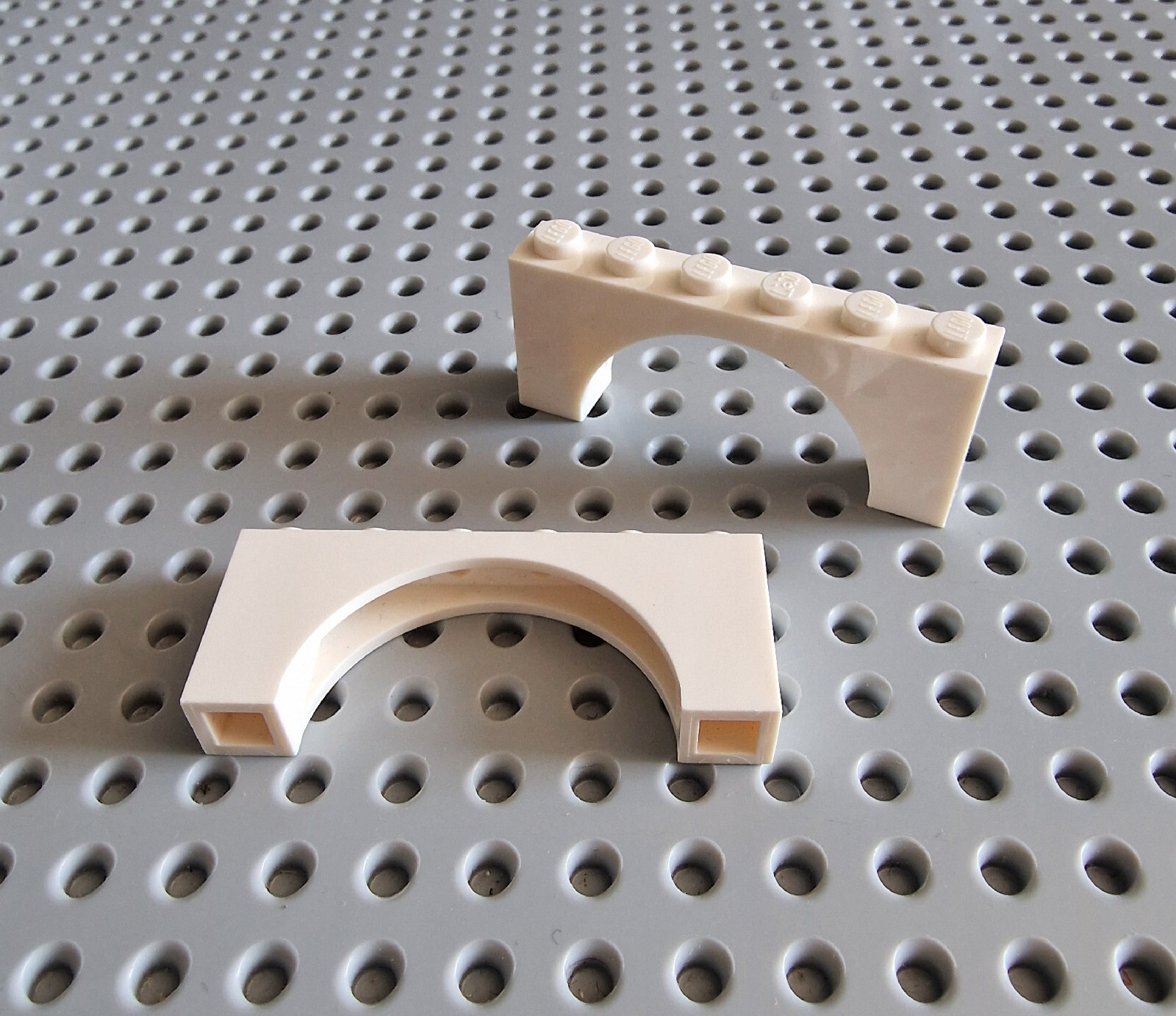 Lego Brückenstein Halbbogen Bogen 1x6x2 Weiß Burg Castle Ritter 15254 ...