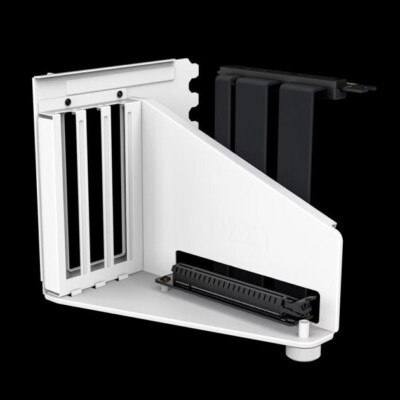 NZXT Steel Vertical GPU Mounting Kit/Riser Cable, AB-RH175-W1 (WHITE ...
