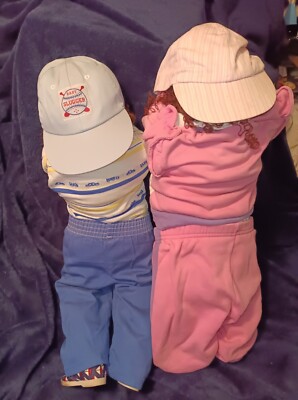 Vintage Boy And Girl Time Out Dolls. Kid In A Corner, Hide & Seek Dolls ...