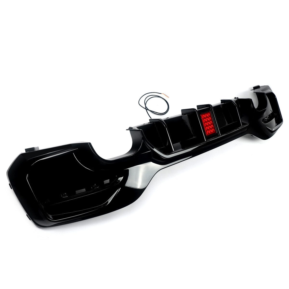 For BMW 1Series M Sport F20 F21 M135i M140i Gloss Black Rear Diffuser ...