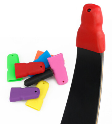 4pcs of Archery Silicone Recurve Bow Tip Protector Hunting Longbow Tip ...