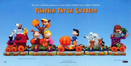 Danbury Mint Peanuts Holiday Train Sculpture: Pumpkin Patch Express | eBay