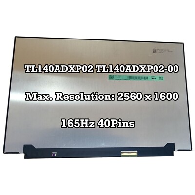 TL140ADXP02 TL140ADXP02-00 14.0'' LCD Screen Replacement Panel Matrix ...