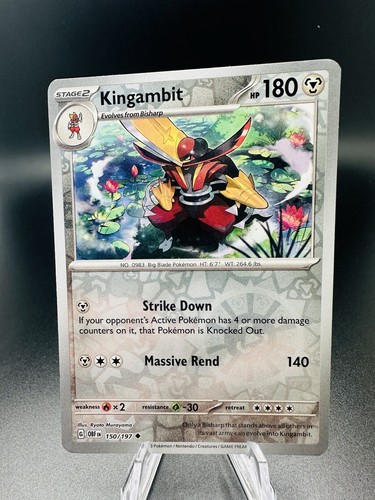 Pokemon TCG - Reverse Holo Kingambit 150/197 - Obsidian Flames 2023 | eBay
