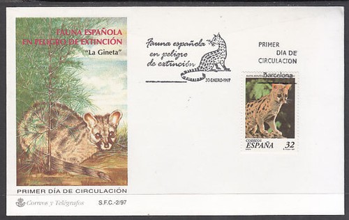 Spain 3469 1997 Endangered Spanish Fauna SPD Over Prime | eBay UK