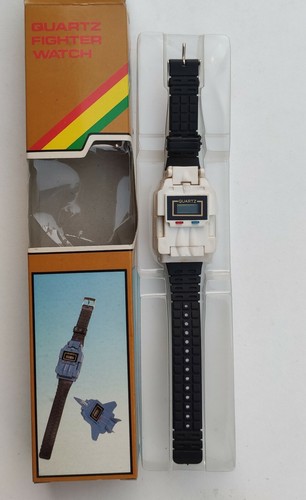 QUARTZ FIGHTER WATCH F15 BIANCO Transformers Robot STARSCREAM JET Not ...