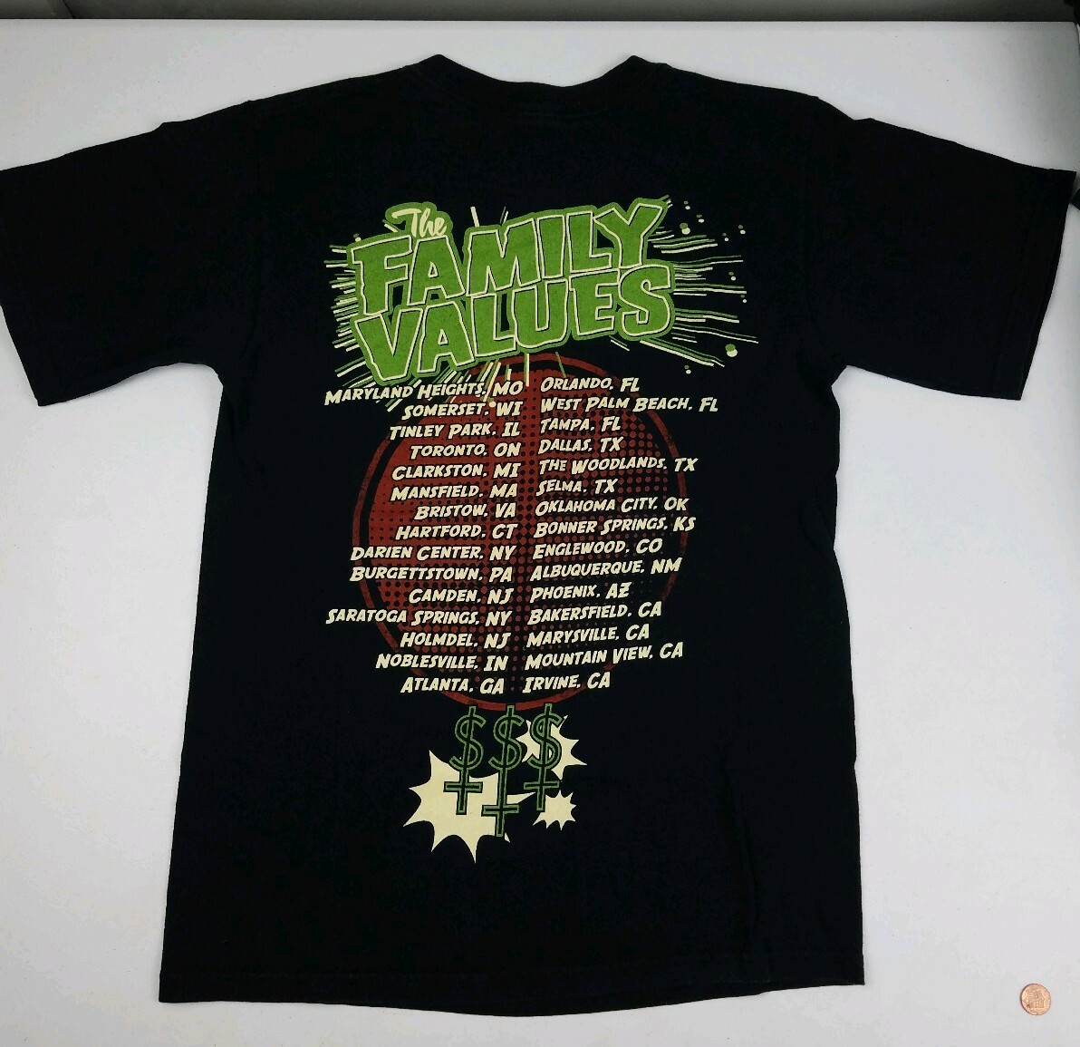 Family Values Repent concert tour T-shirt size small … - Gem