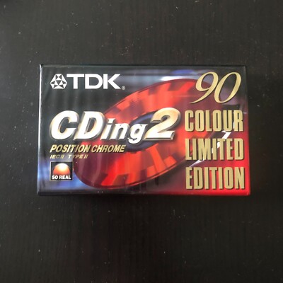 TDK CDing2 POSITION CHROME 90M - TYPE 2 - COLOUR LIMITED EDITION BRAND ...