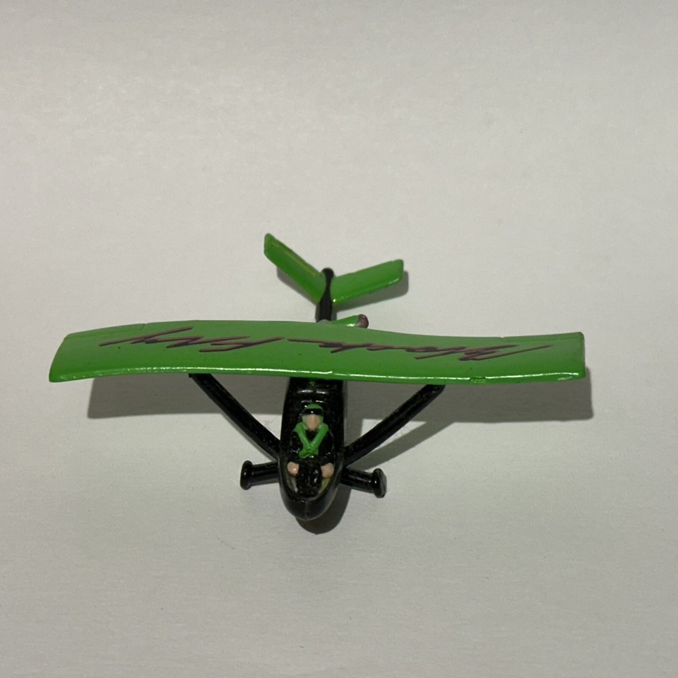 Micro Machines Ultra Light Aircraft (1992) Green Black Fly Airplane ...