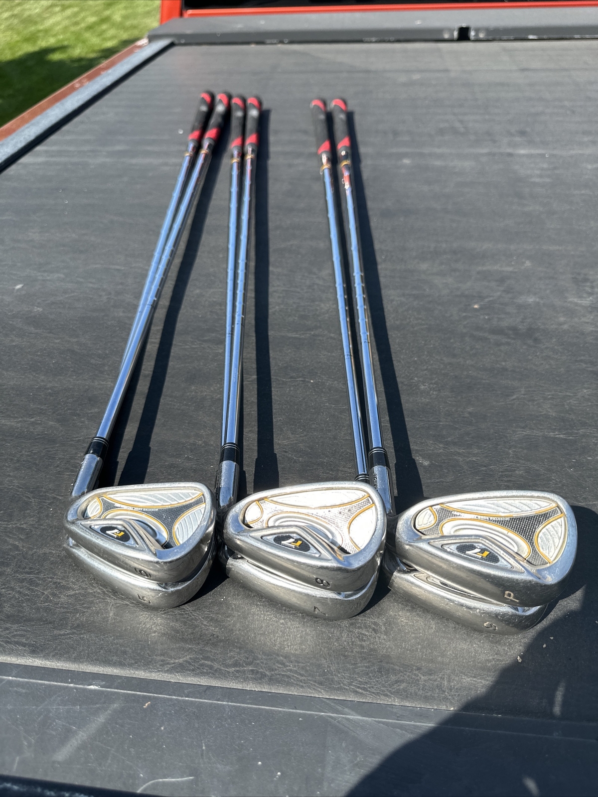 TaylorMade r7 Iron Set 6pcs 5-9 +Pw Flex S Stiff | eBay