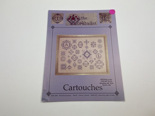 The Workbasket Cartouches Counted Cross Stitch Pattern Sampler | eBay