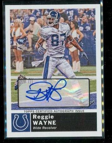2010 Reggie Wayne Topps Magic Certified Autograph Issue #48 Colts ...