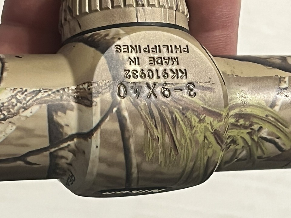Nikon Omega 3-9X40 Camo Realtree Muzzleloader Scope BDC Reticle | eBay