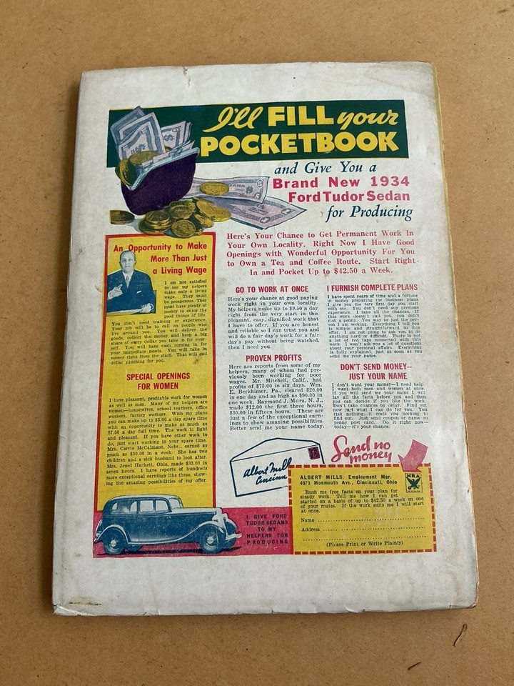 The Phantom Detective April 1934 Pulp Magazine Comic Book Science ...