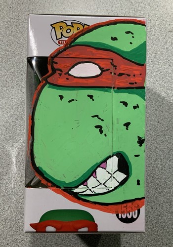 Funko Pop! Vinyl: TMNT- Raphael #1556 Signed & Remarked By Artist ...