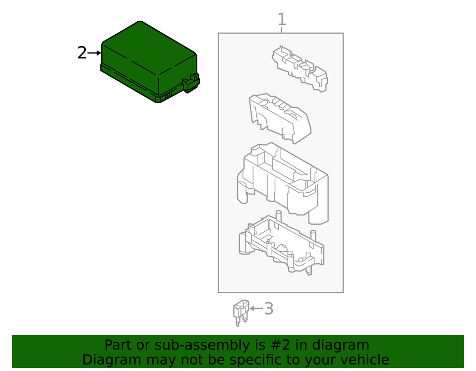 Genuine Nissan Fuse Box Cover 24382-5R00A | eBay