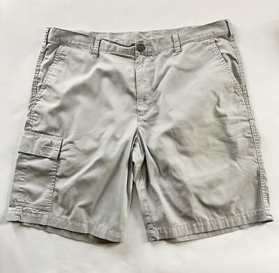 Columbia Men's Sportswear Company Cargo Flat Front Gray Shorts Size 38 ...