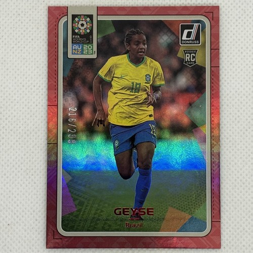 2023 Womens World Cup | Geyse Brazil | RC Red 216/299! | eBay