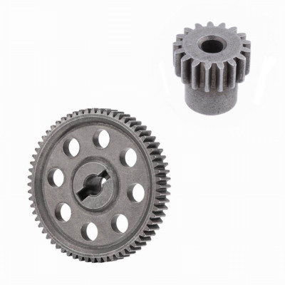 HSP RC 1/10 11184 & 11119 Differential Steel Metal Main Gear 64T Motor ...