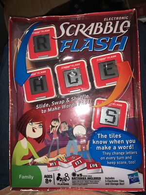 Electronic Scrabble Flash Word Family Interactive Game Factory Sealed ...
