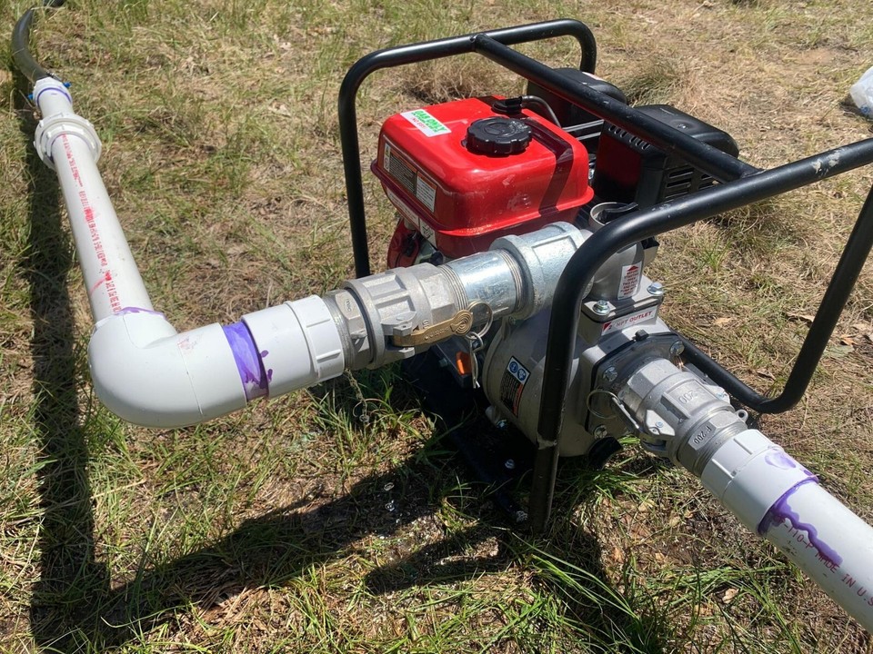 Predator 2 in. 212cc Gasoline Engine Semi-Trash Water Pump Portable ...