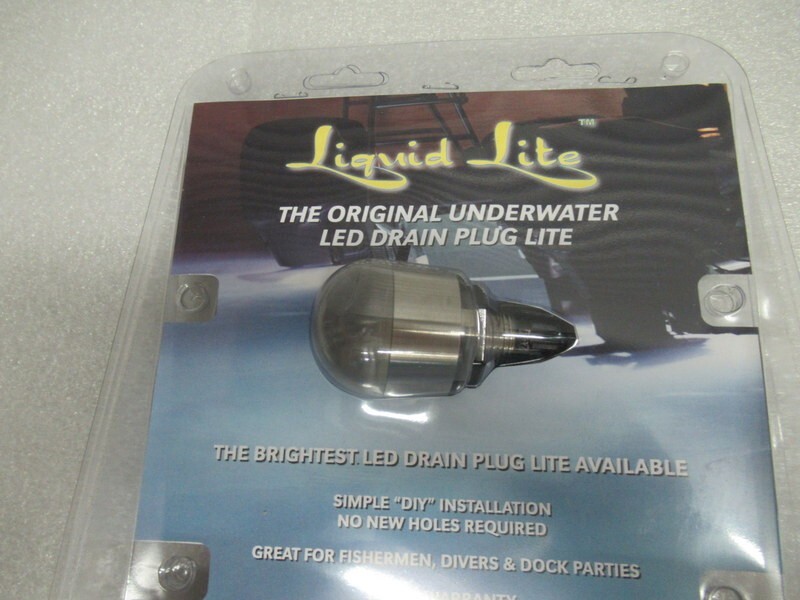 Liquid Lite Drain Plug Lights Drain Plug Underwater Lights Tidal Wake